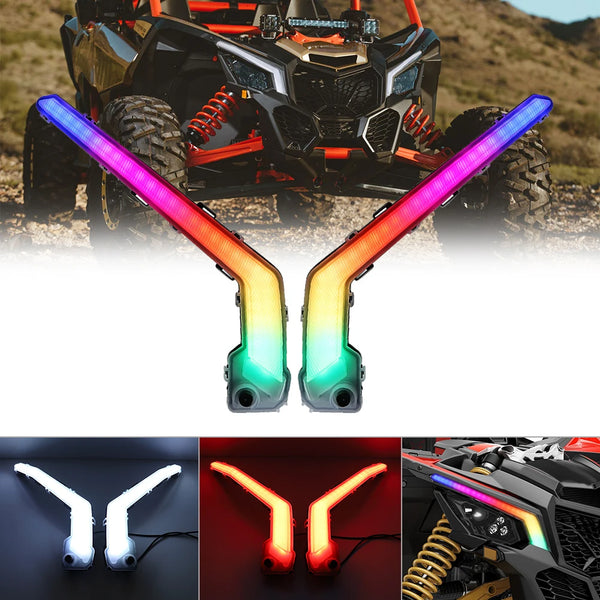 Front LED Signal Signature Lights for Can Am Maverick X3 XDS XRS Max T – UTV Wholesaler
